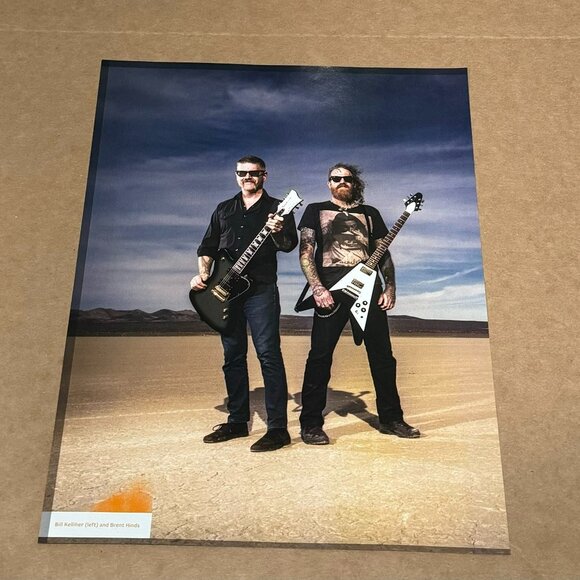 OS | Art | Bill Kelliher Brent Hinds Of Mastodon Music Print Ad Photo ...